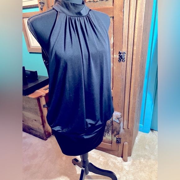 Frederick's of Hollywood | Dresses | Fredricks Of Hollywood Black Satin ...